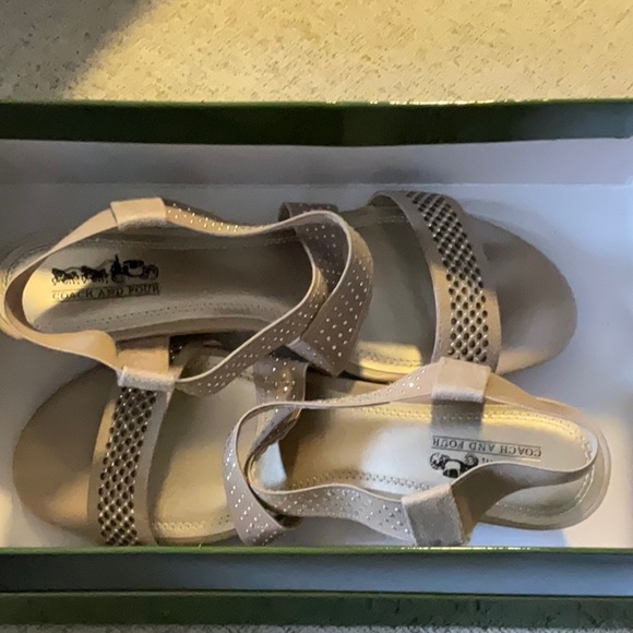 Shoes | Coach And Four Sandals | Poshmark